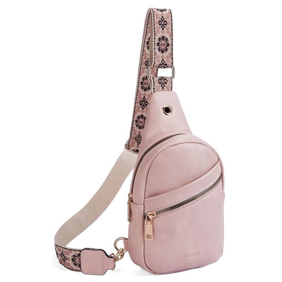 Telena | Bags | Telena Sling Bag Crossbody Bag Blush Pink | Poshmark